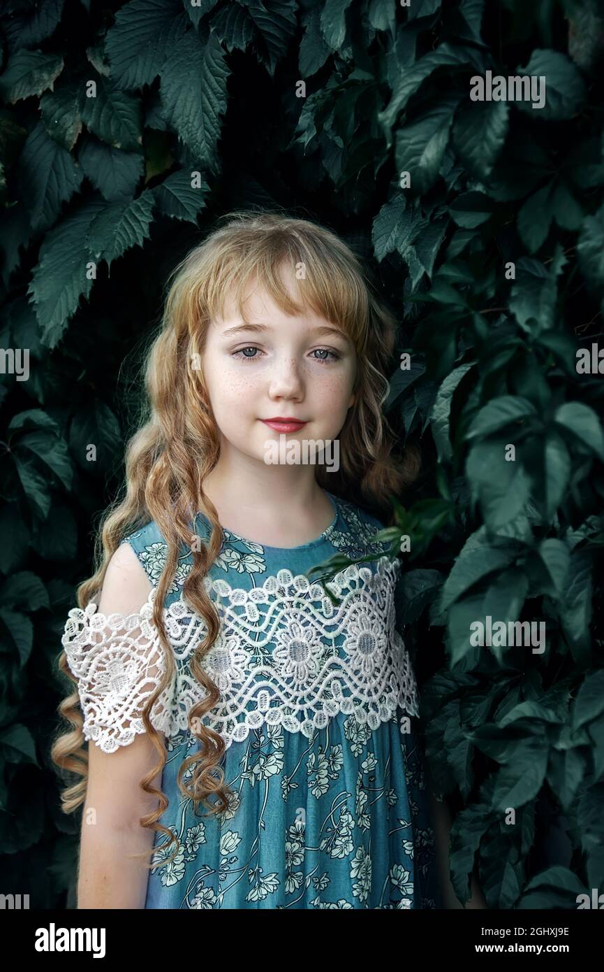 Beautiful 11 years old girl hi-res stock photography and images - Alamy