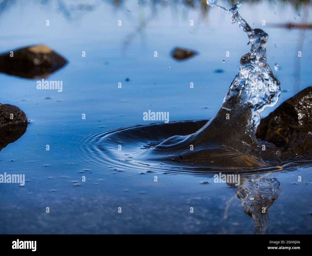 Closeup shot of a water splash Stock Photo - Alamy
