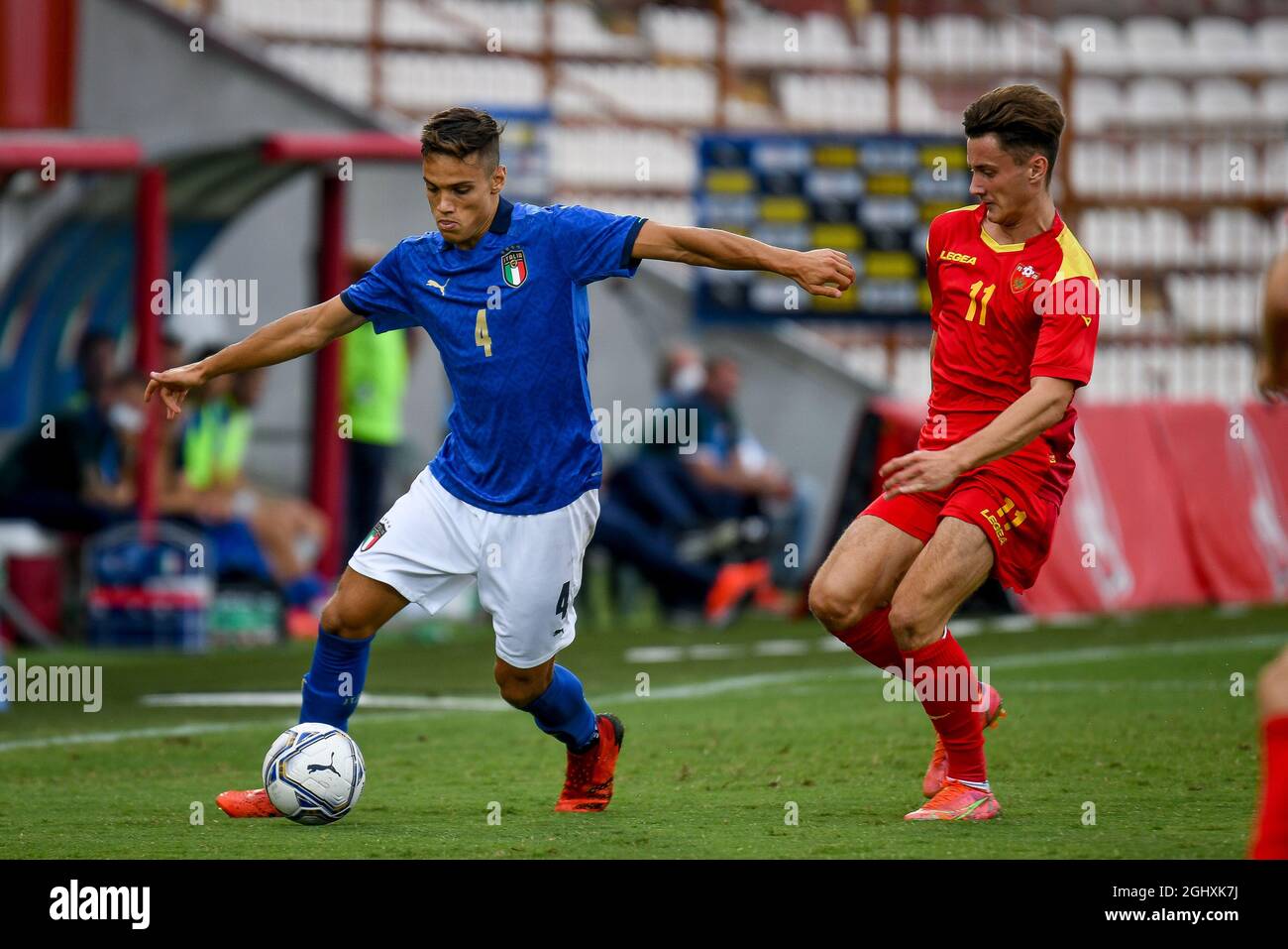 Samuele Ricci (Italy) in action against Omar Sijaric (Montenegro ...