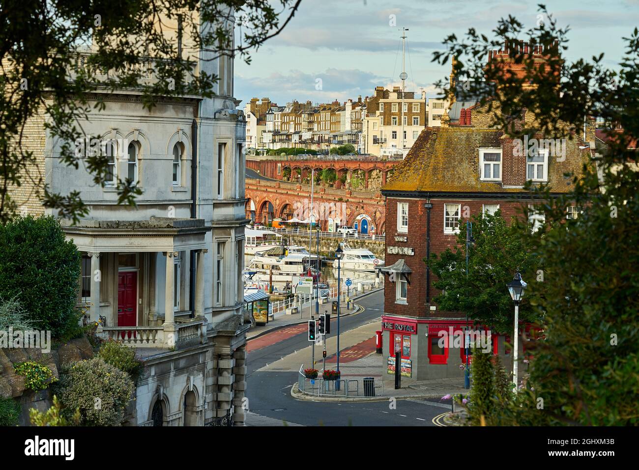 RAMSGATE, UNITED KINGDOM - Aug 03, 2021: The view of Ramsgate Royal ...