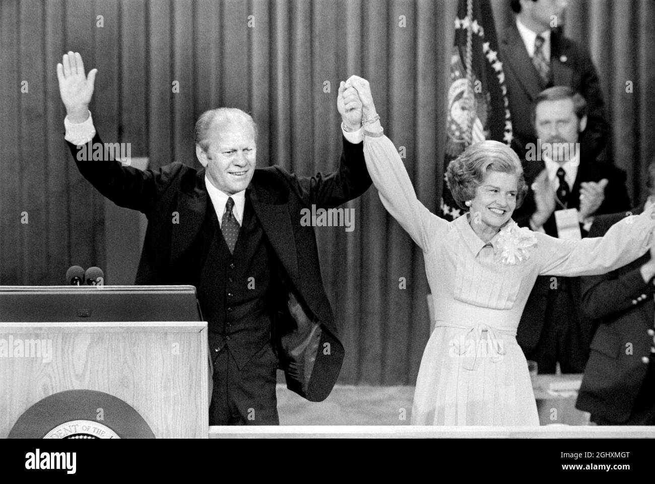 Betty ford 1976 Black and White Stock Photos & Images - Alamy