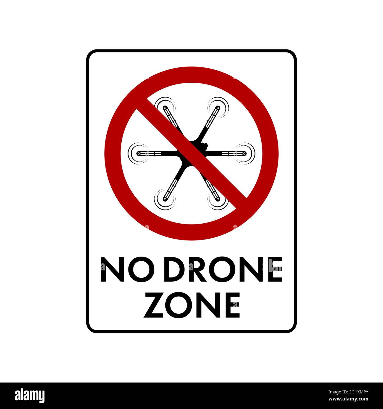 Drones not allowed zone Stock Vector Images - Alamy
