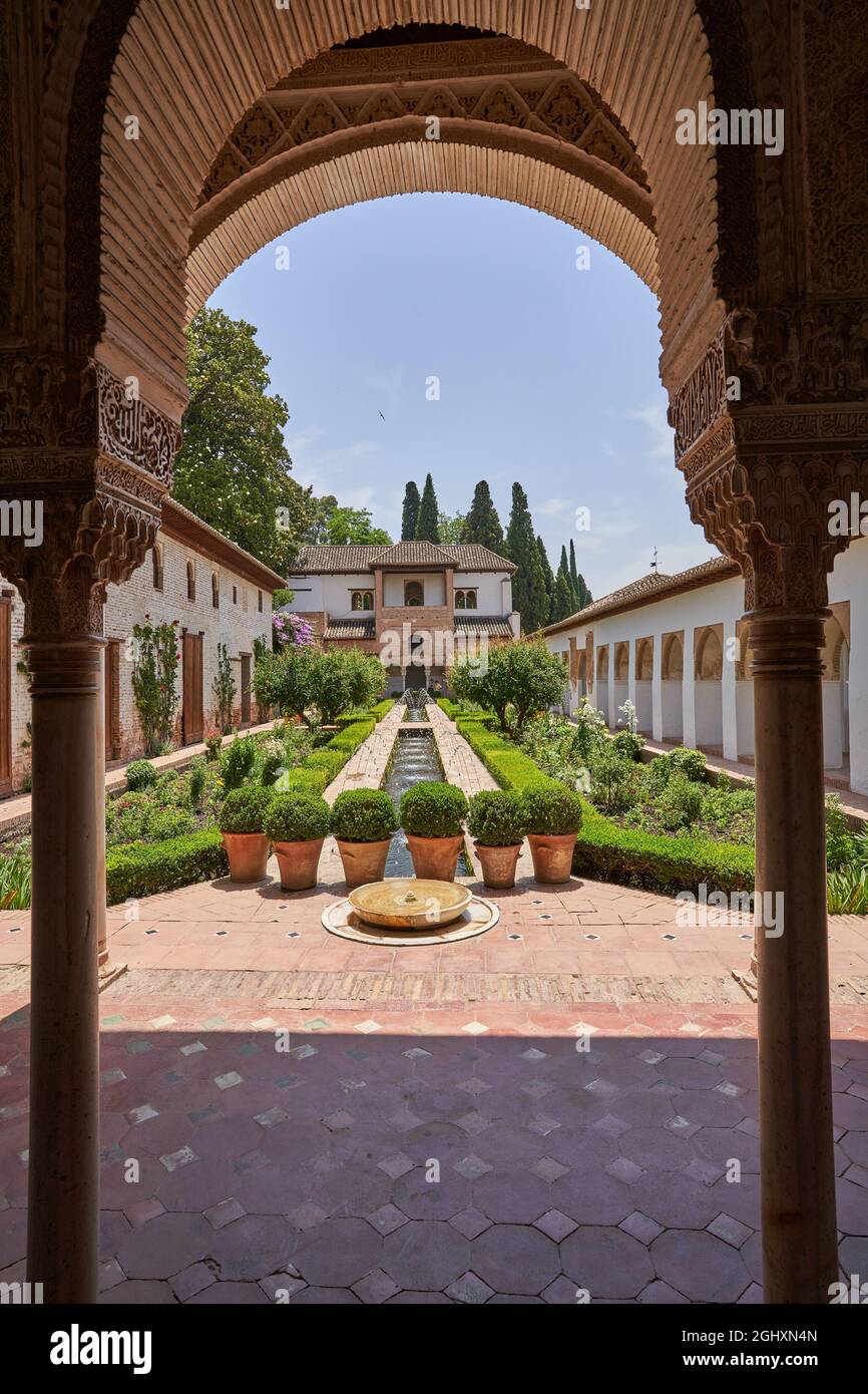 View of the Alhambra in Granada in Spain Stock Photo - Alamy