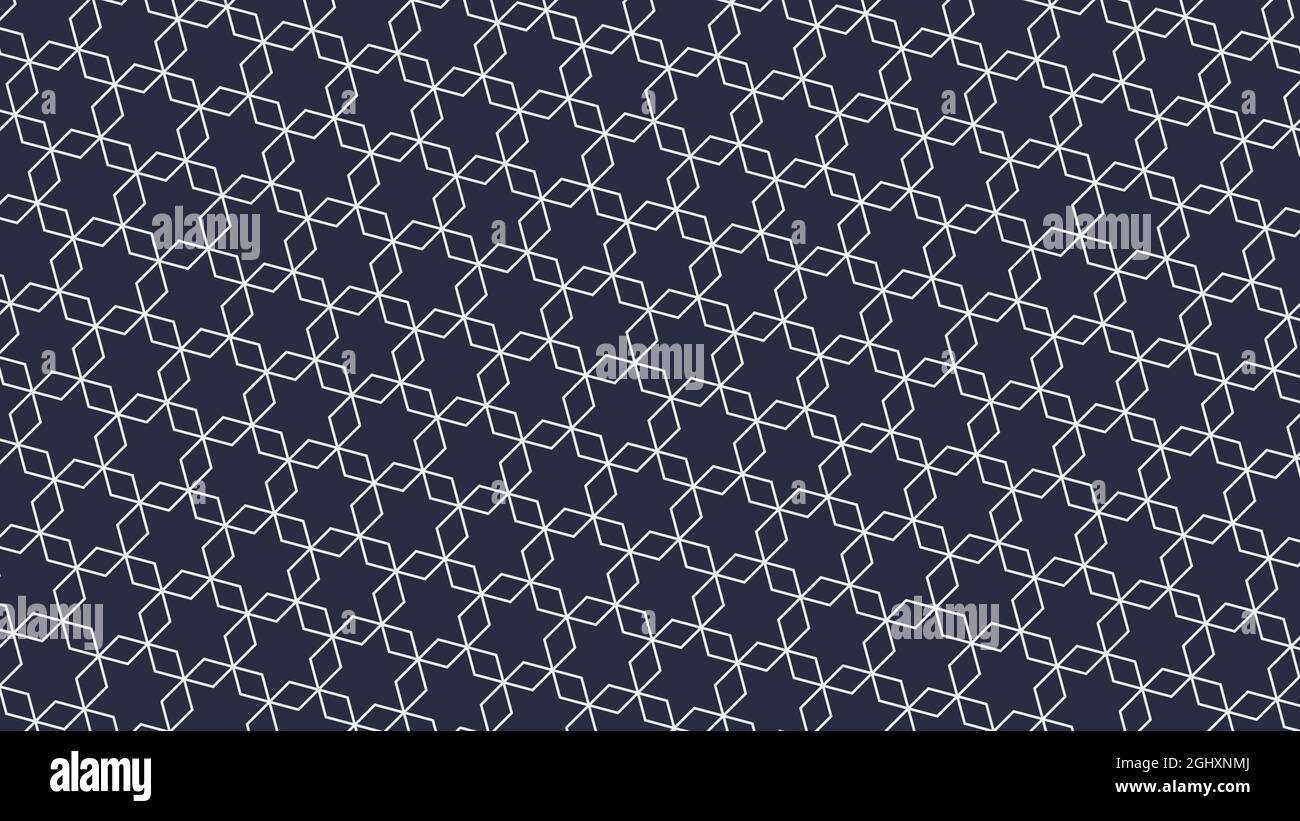 Abstract Seamless Pattern Overlapping Hexagon Pattern Background Overlapping Hexagons