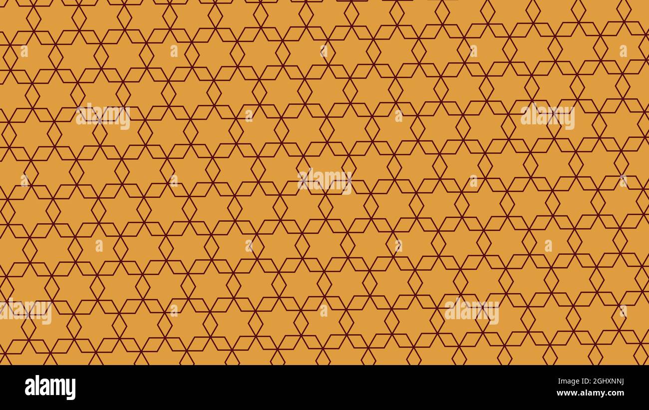 Abstract Seamless Pattern Overlapping Hexagon Pattern Background Overlapping Hexagons