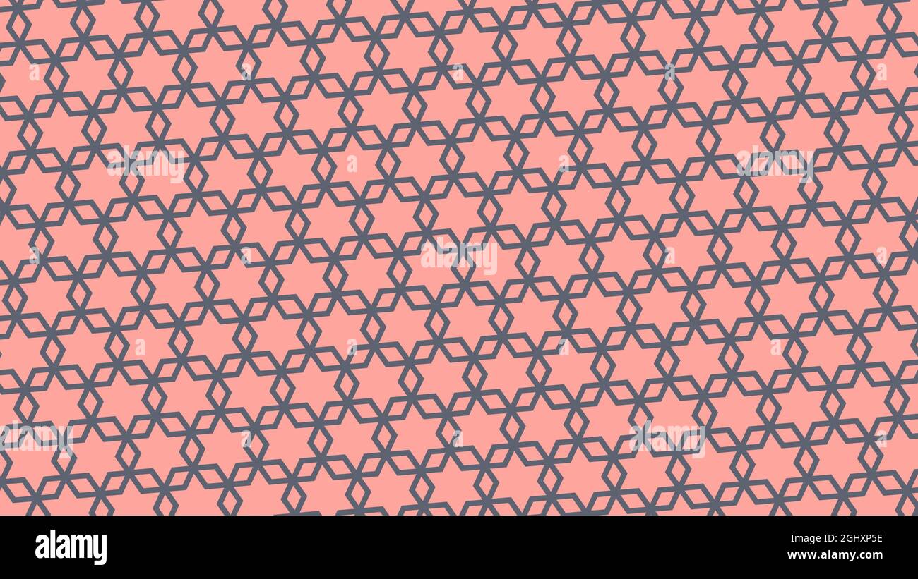 Abstract Seamless Pattern Overlapping Hexagon Pattern Background