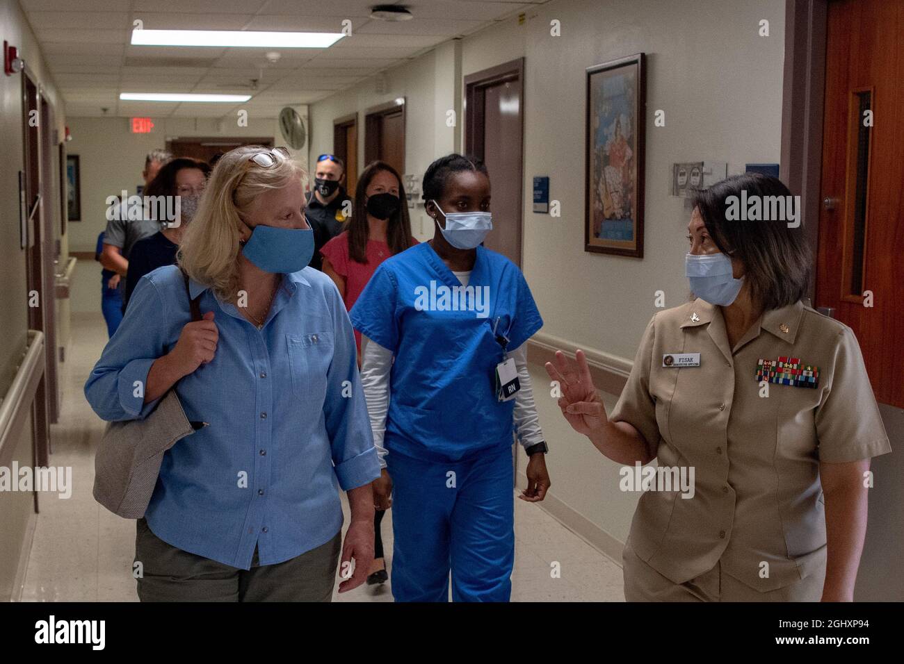 NAVAL STATION ROTA, Spain (Sep. 05, 2021) Mrs. Hollyanne Milley, left ...