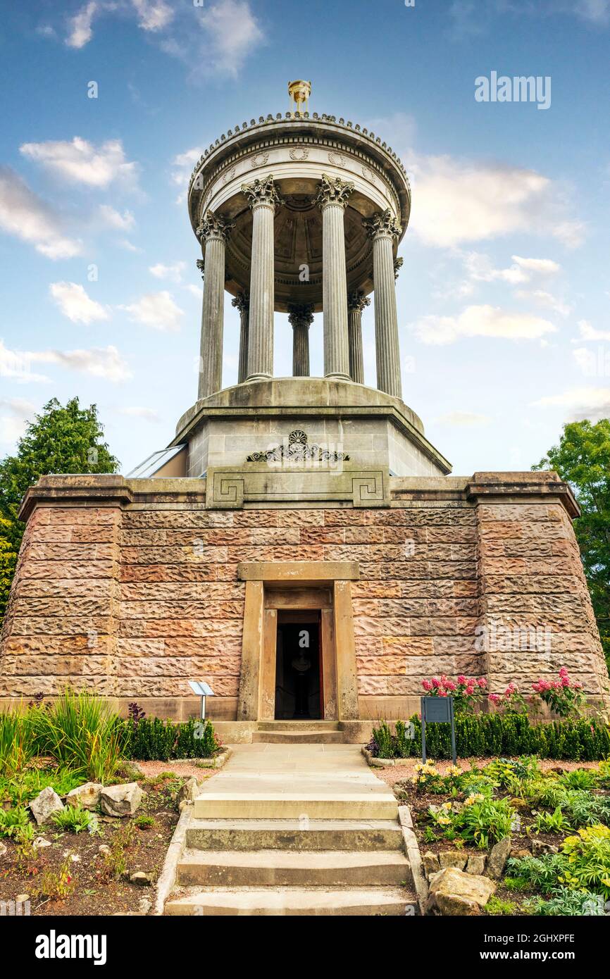 Burns monument and memorial gardens, Alloway, Ayr, Scotland, UK Stock ...