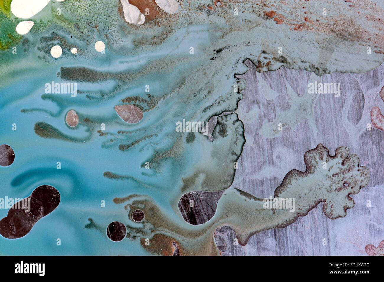 Colorful abstract watercolor background. Monotype technique. Mixing ...