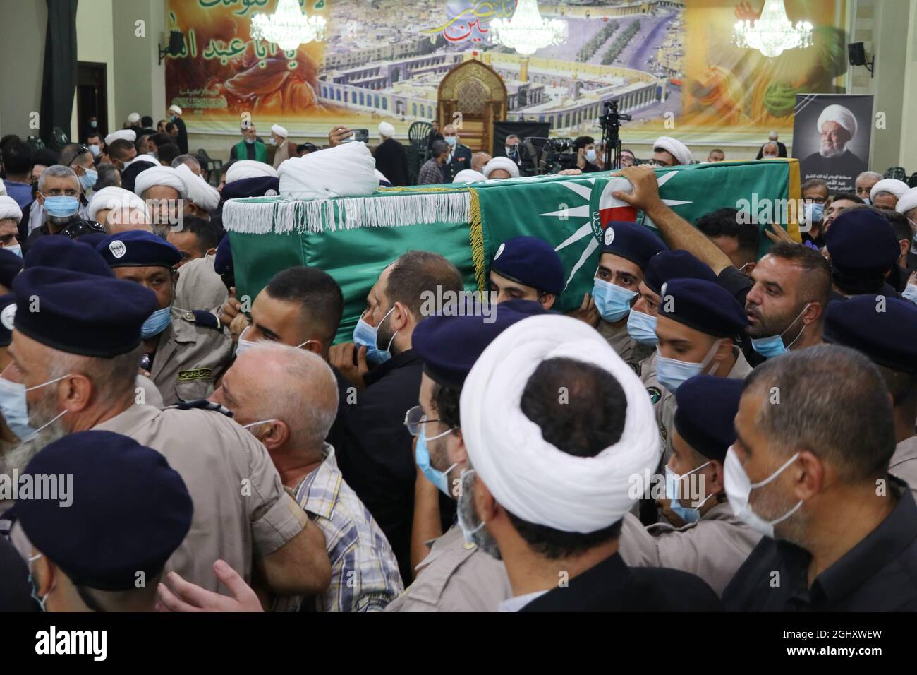 Memorial service of Imam Sheikh Abdul Amir Qabalan, Beirut, September 7 ...