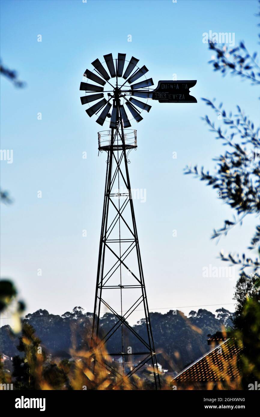 Vertical shot vintage windmill hi-res stock photography and images - Alamy