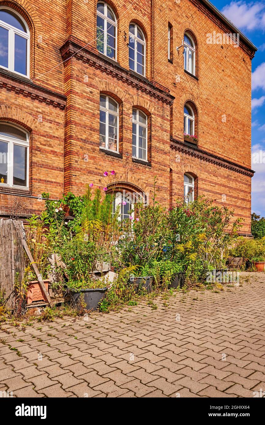 Historic building from the 19th century as part of the former barracks ...