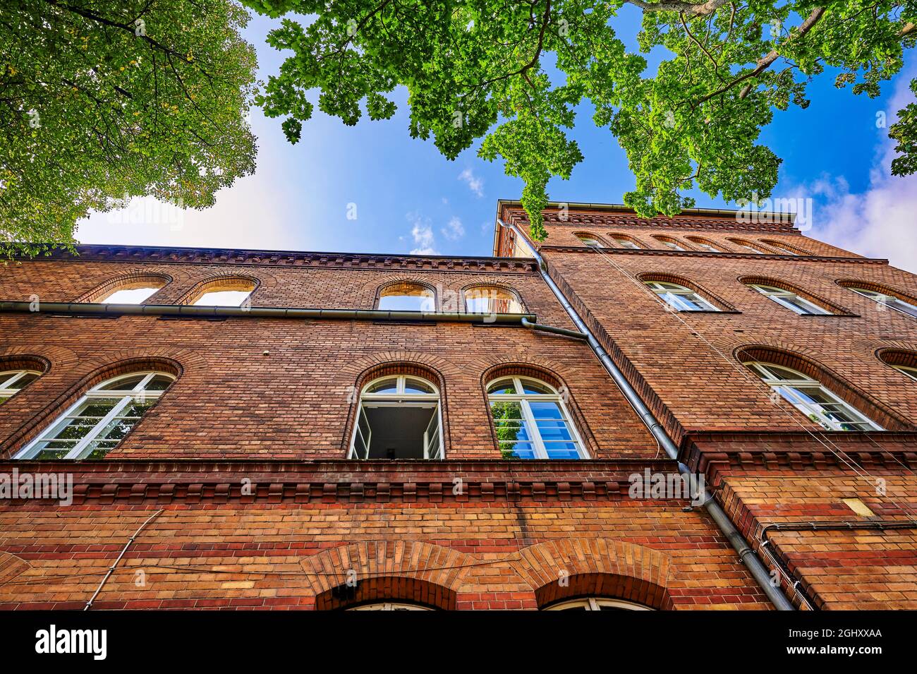 Historic building from the 19th century as part of the former barracks ...