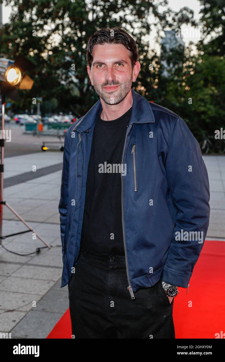 Berlin, Germany. 07th Sep, 2021. Fabian Stumm arrives at the opening of ...