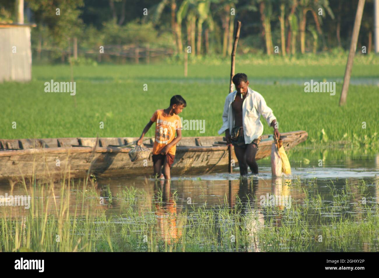 Flood in Rainy Season Stock Photo - Alamy