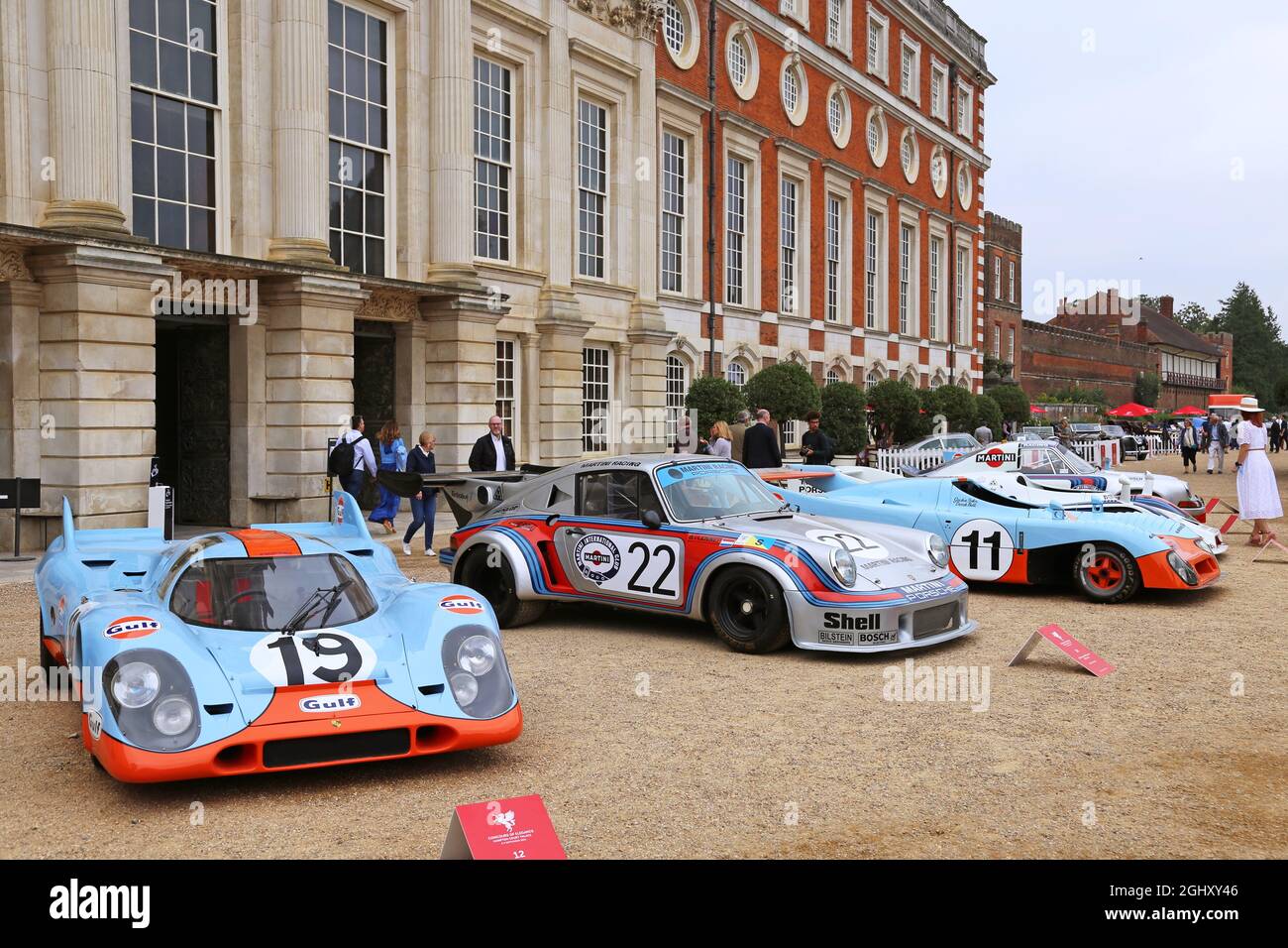 Porsche 917K, Porsche 911 Carrera RSR Turbo and Gulf MIrage GR8, Gulf v ...