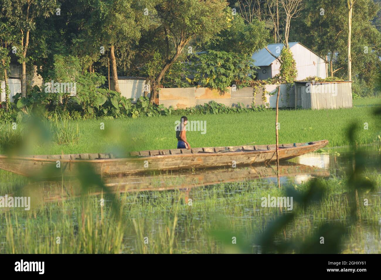 Flood in Rainy Season Stock Photo - Alamy