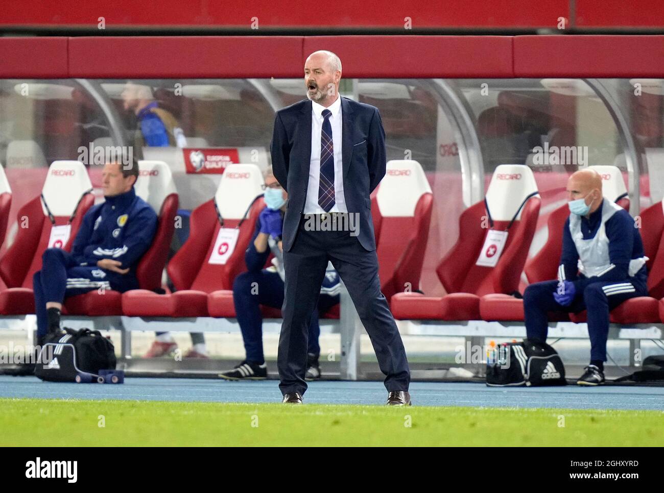 Scotland manager Steve Clarke during the 2022 FIFA World Cup Qualifying ...