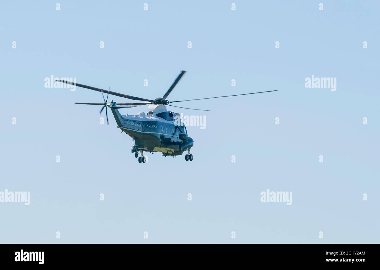 John f kennedy jr helicopter hi-res stock photography and images - Alamy