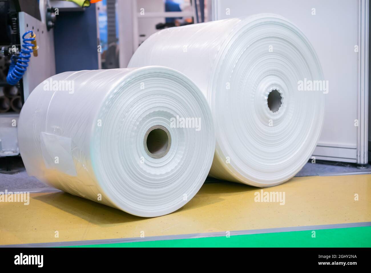 Transparent Plastic Roll Bags At Package Exhibition Stock Photo Alamy transparent-plastic-roll-bags-at-package-exhibition-stock-photo-alamy