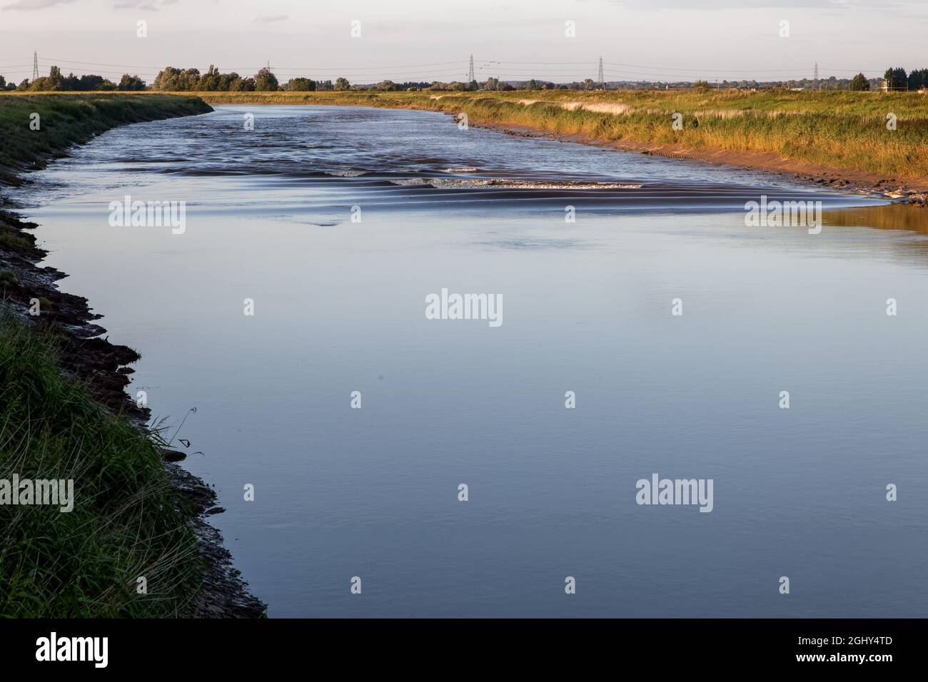 The Wiggenhall Wave - a tidal bore or eagre - in the area of Wiggenhall ...