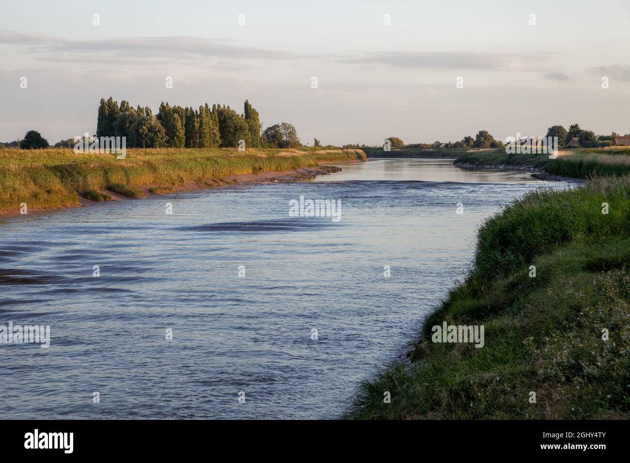 The Wiggenhall Wave - a tidal bore or eagre - in the area of Wiggenhall ...