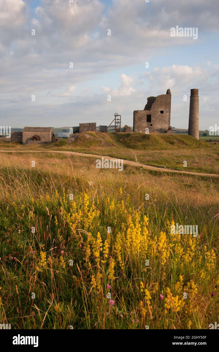 Magpie Mines, ruins of old lead mines in Sheldon, Bakewell, Peak ...