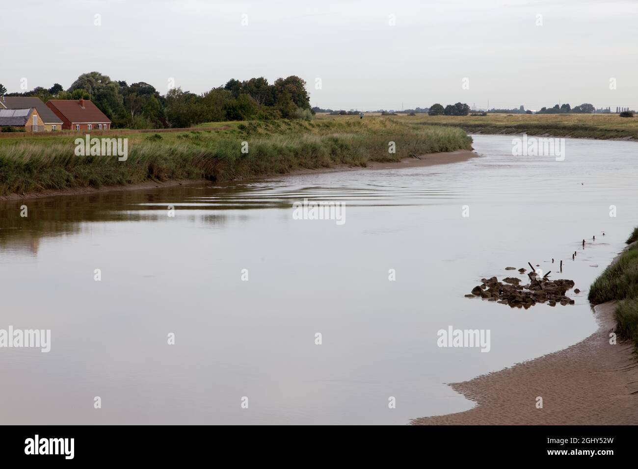 The Wiggenhall Wave - a tidal bore or eagre - at Stowbridge on the ...