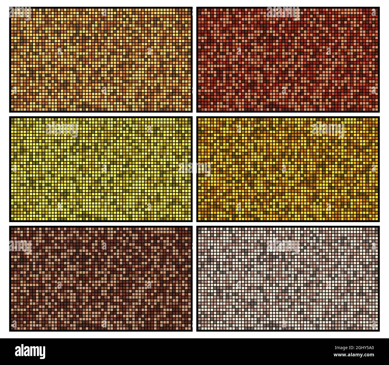 Abstract Mosaic Square Tiles Pattern Geometric Background Textur Design Vector Illustration