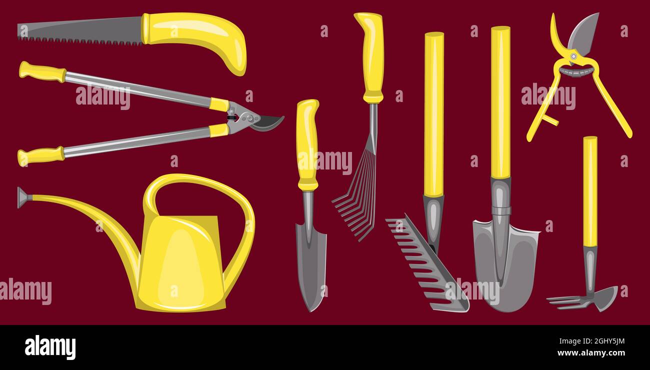 Set cleaning items on Stock Vector Images - Alamy