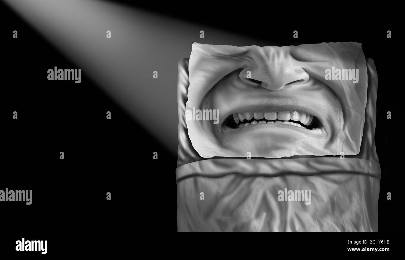 Symptoms of insomnia Black and White Stock Photos & Images - Alamy