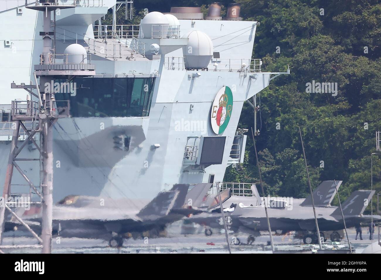 Kanagawa, Japan. 07th Sep, 2021. The first of the Royal Navy's Queen ...