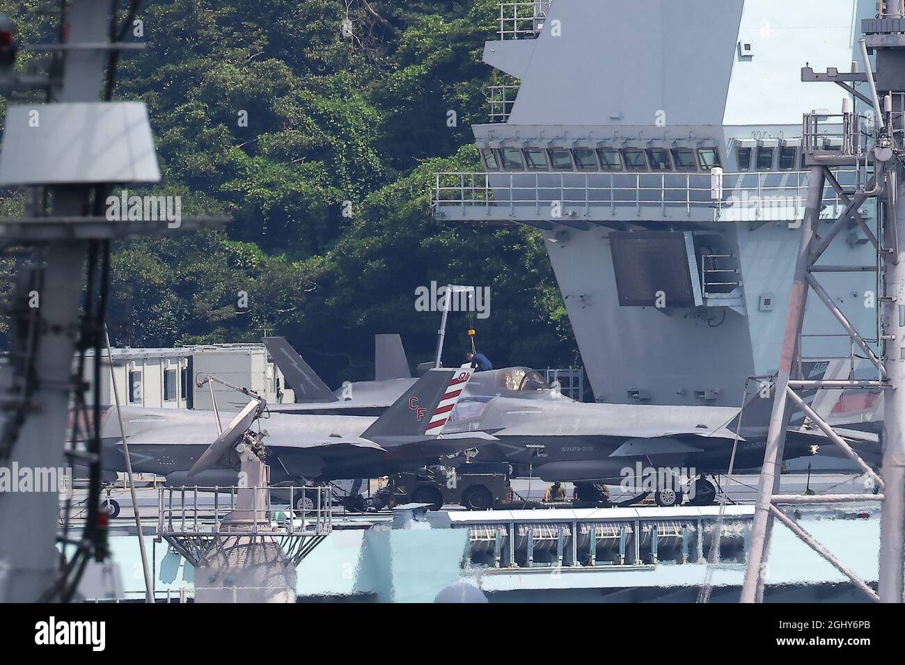 Kanagawa, Japan. 07th Sep, 2021. The first of the Royal Navy's Queen ...