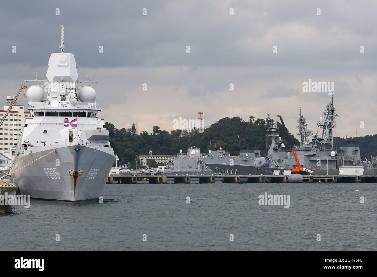 Kanagawa, Japan. 07th Sep, 2021. A frigate of the Royal Netherlands ...