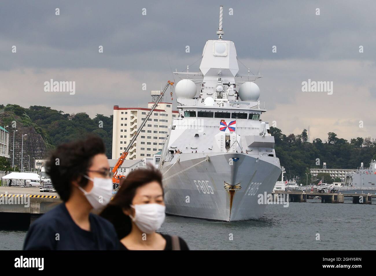 Kanagawa, Japan. 07th Sep, 2021. A frigate of the Royal Netherlands ...