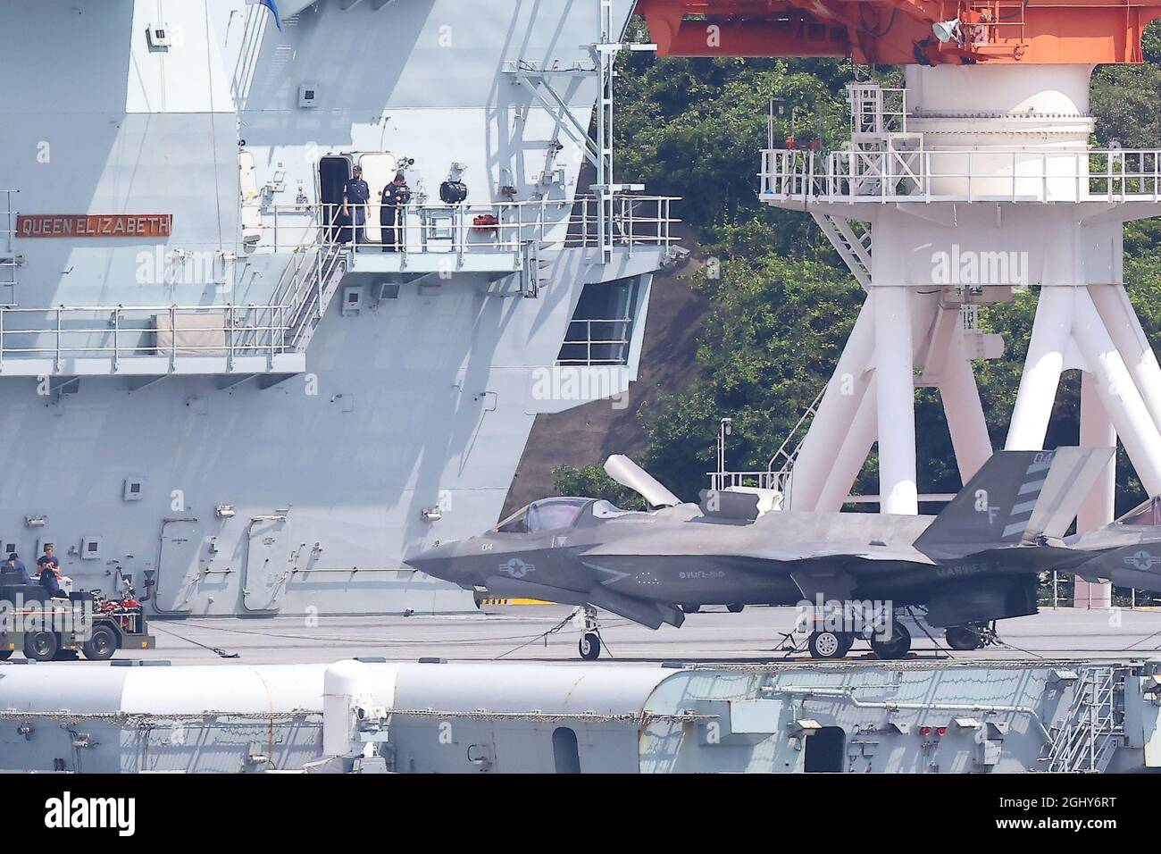 Kanagawa, Japan. 07th Sep, 2021. The first of the Royal Navy's Queen ...