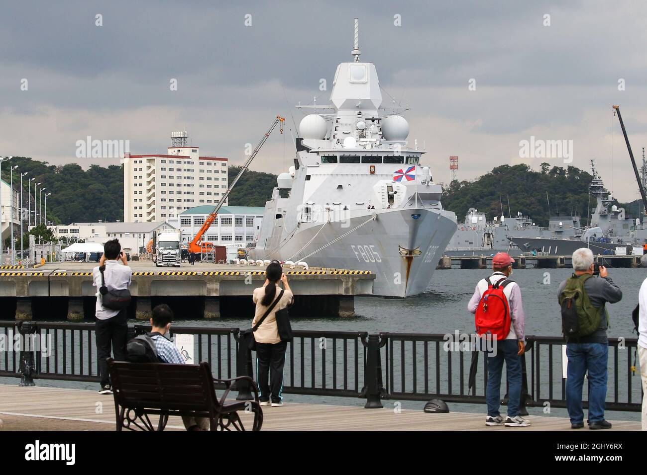 Kanagawa, Japan. 07th Sep, 2021. A frigate of the Royal Netherlands ...