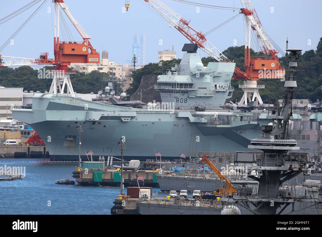 Kanagawa, Japan. 07th Sep, 2021. The first of the Royal Navy's Queen ...