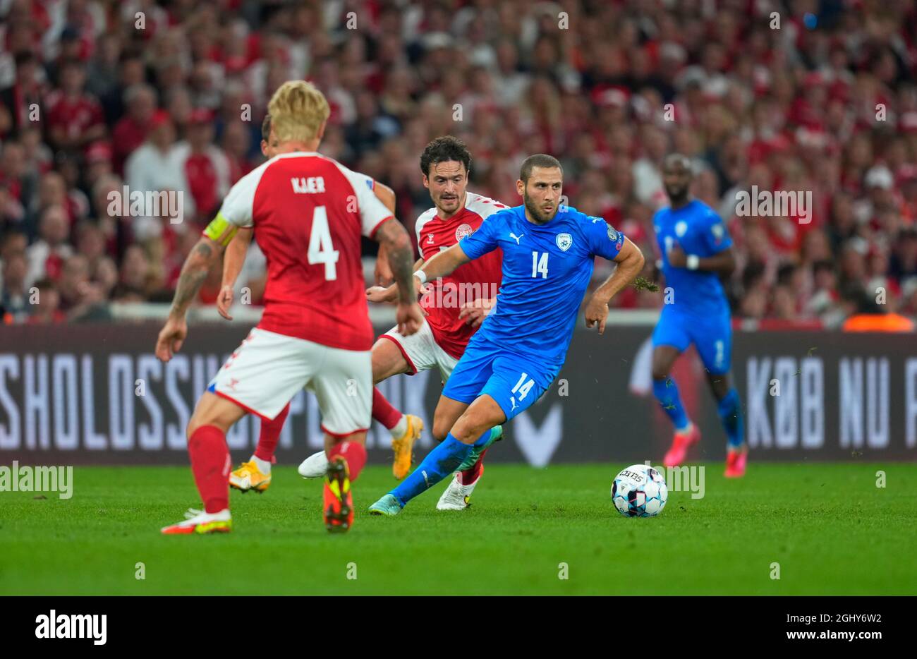 September 8, 2021: Shon Weissman of Israel during Denmark against ...