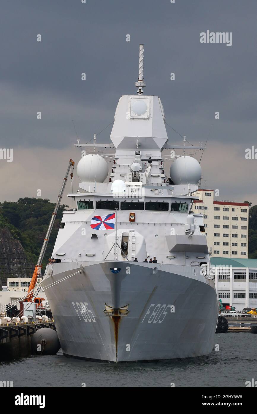Kanagawa, Japan. 07th Sep, 2021. A frigate of the Royal Netherlands ...