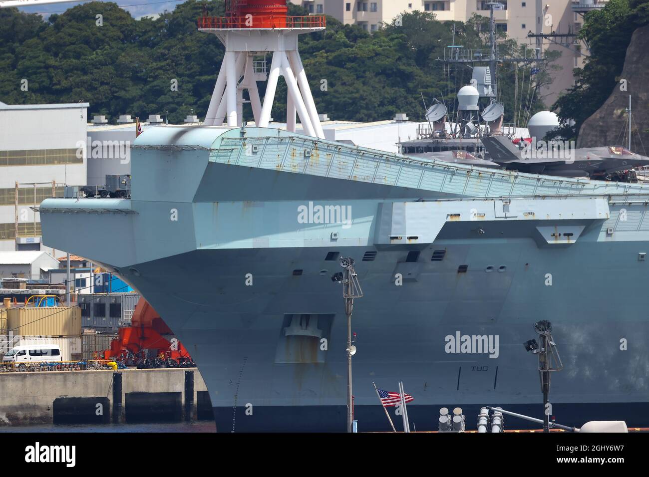 Kanagawa, Japan. 07th Sep, 2021. The first of the Royal Navy's Queen ...