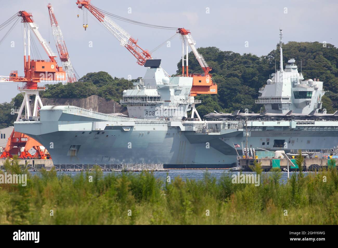 Kanagawa, Japan. 07th Sep, 2021. The first of the Royal Navy's Queen ...