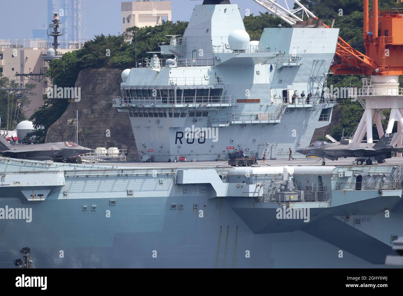 Kanagawa, Japan. 07th Sep, 2021. The first of the Royal Navy's Queen ...