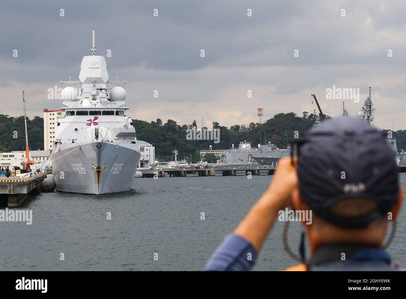 Kanagawa, Japan. 07th Sep, 2021. A frigate of the Royal Netherlands ...