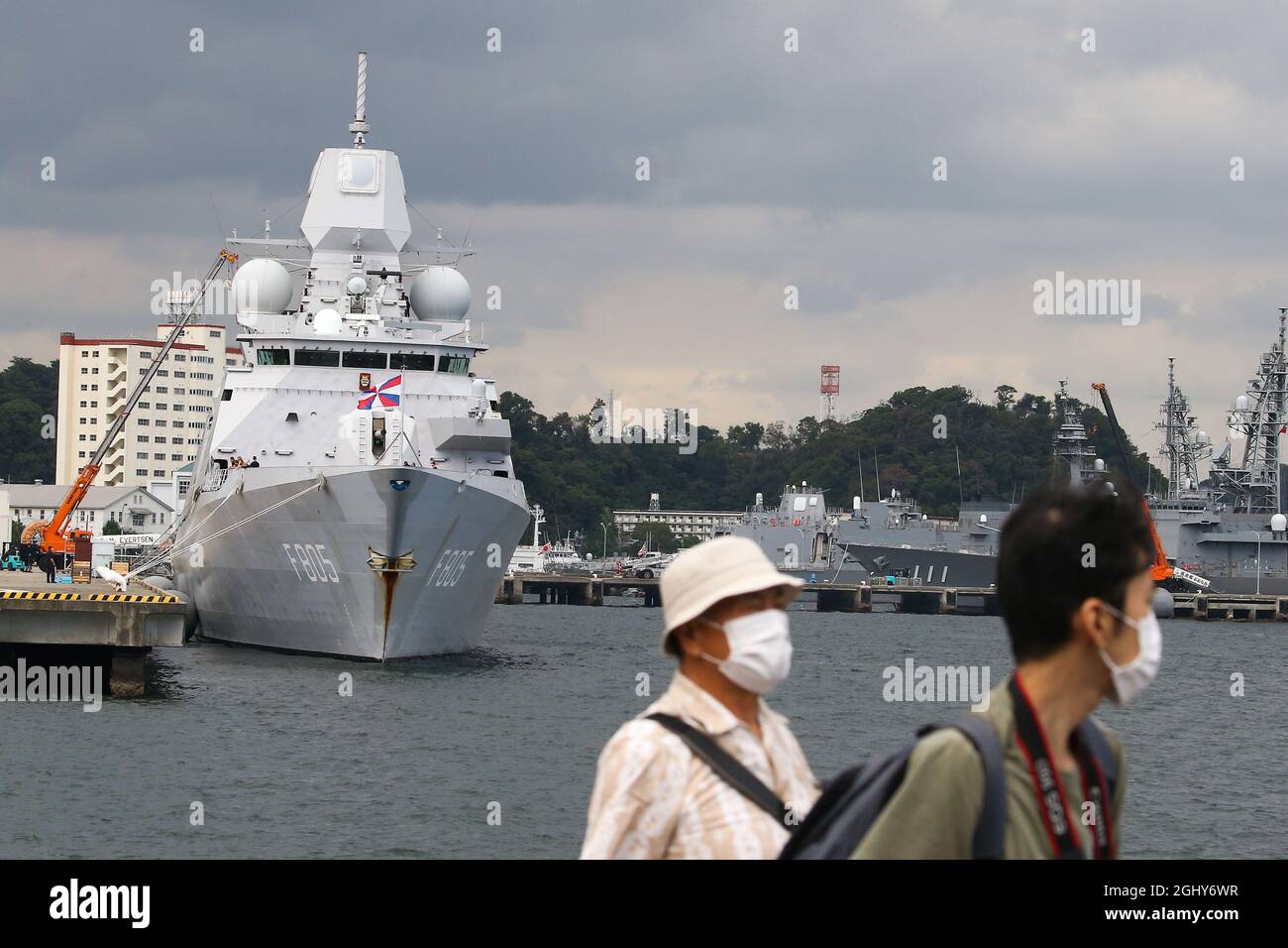 Kanagawa, Japan. 07th Sep, 2021. A frigate of the Royal Netherlands ...