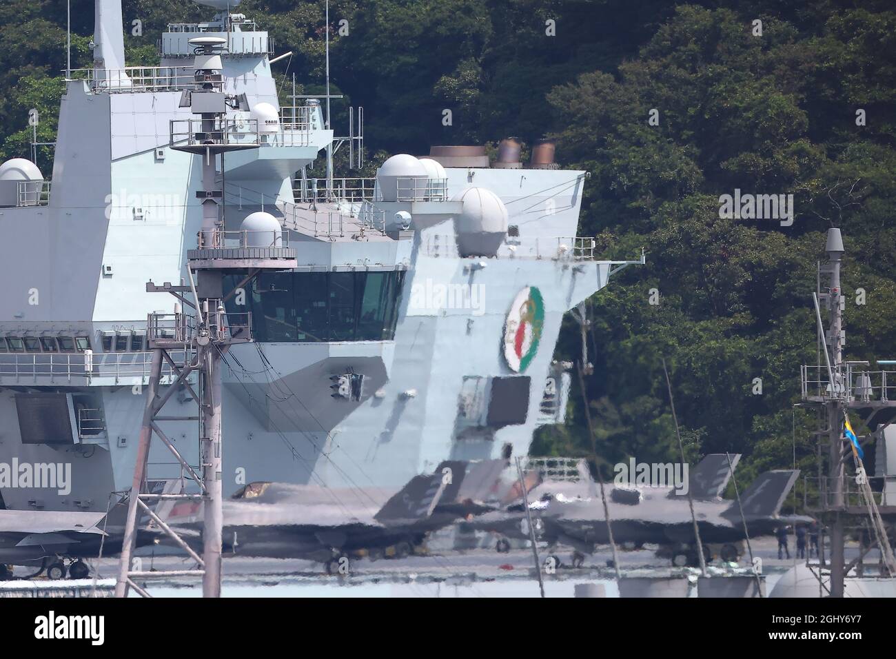 Kanagawa, Japan. 07th Sep, 2021. The first of the Royal Navy's Queen ...