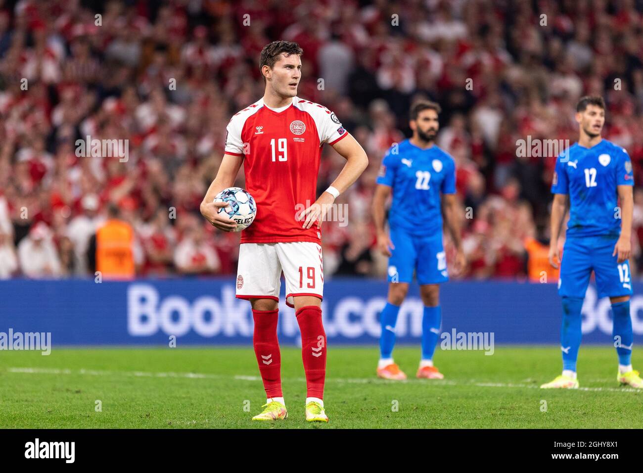 Copenhagen, Denmark. 07th Sep, 2021. Jonas Wind (19) of Denmark seen ...