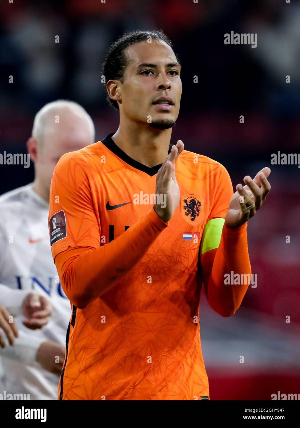 AMSTERDAM, NETHERLANDS - SEPTEMBER 7: Virgil van Dijk of the ...