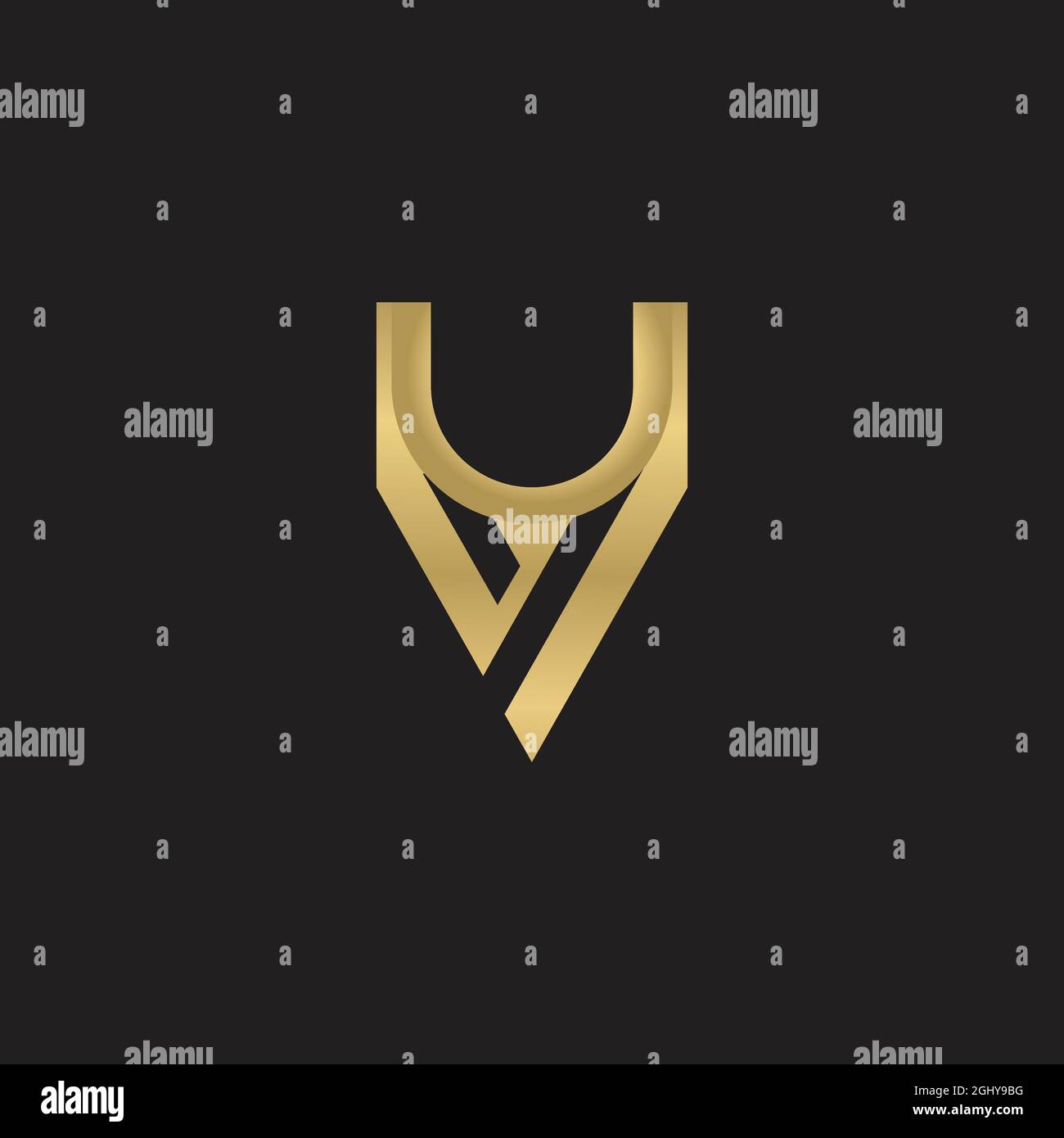 Alphabet Initials logo UY, YU, Y and U Stock Vector Image & Art - Alamy