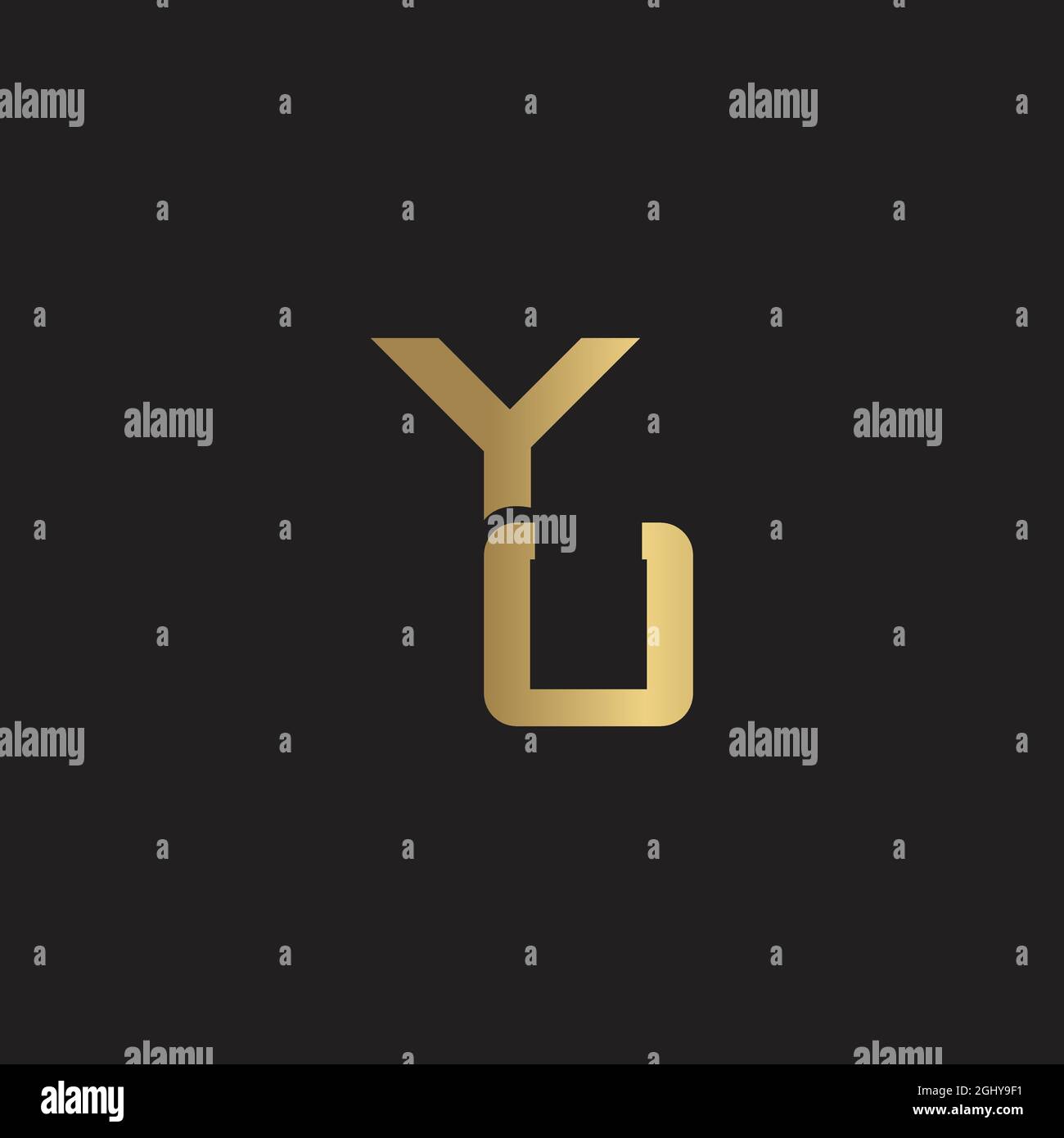 Alphabet Initials logo UY, YU, Y and U Stock Vector Image & Art - Alamy